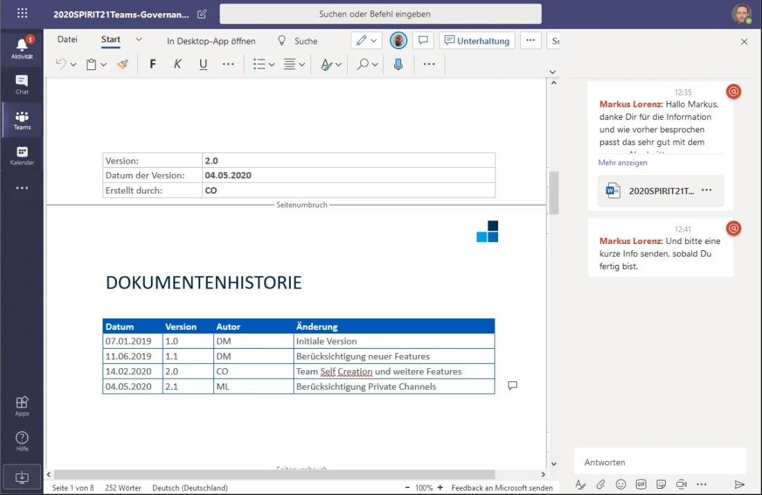 SPIRIT/21 · Microsoft Teams: Effizienter zusammen arbeiten