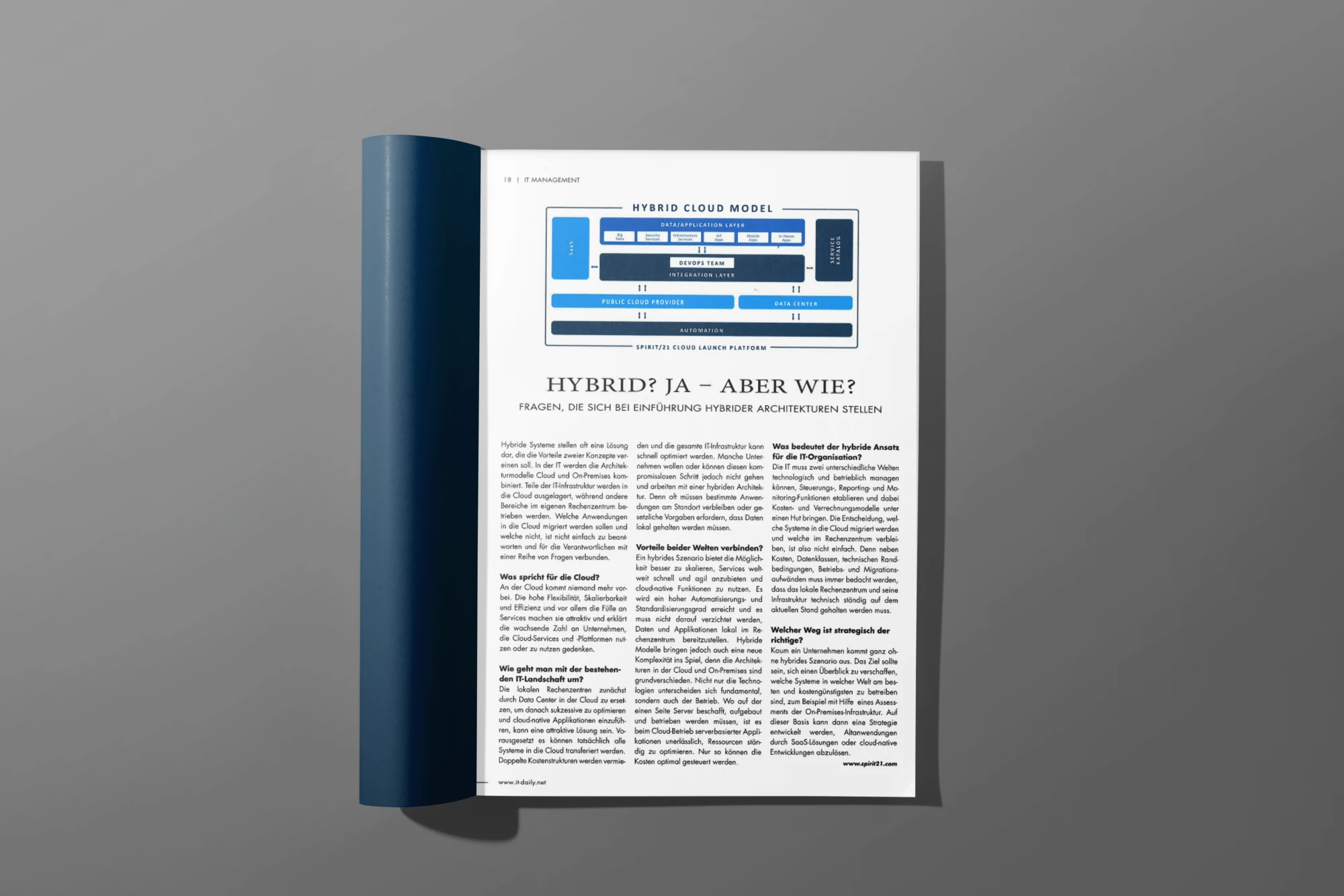 SPIRIT/21 · Einführung hybrider Architekturen