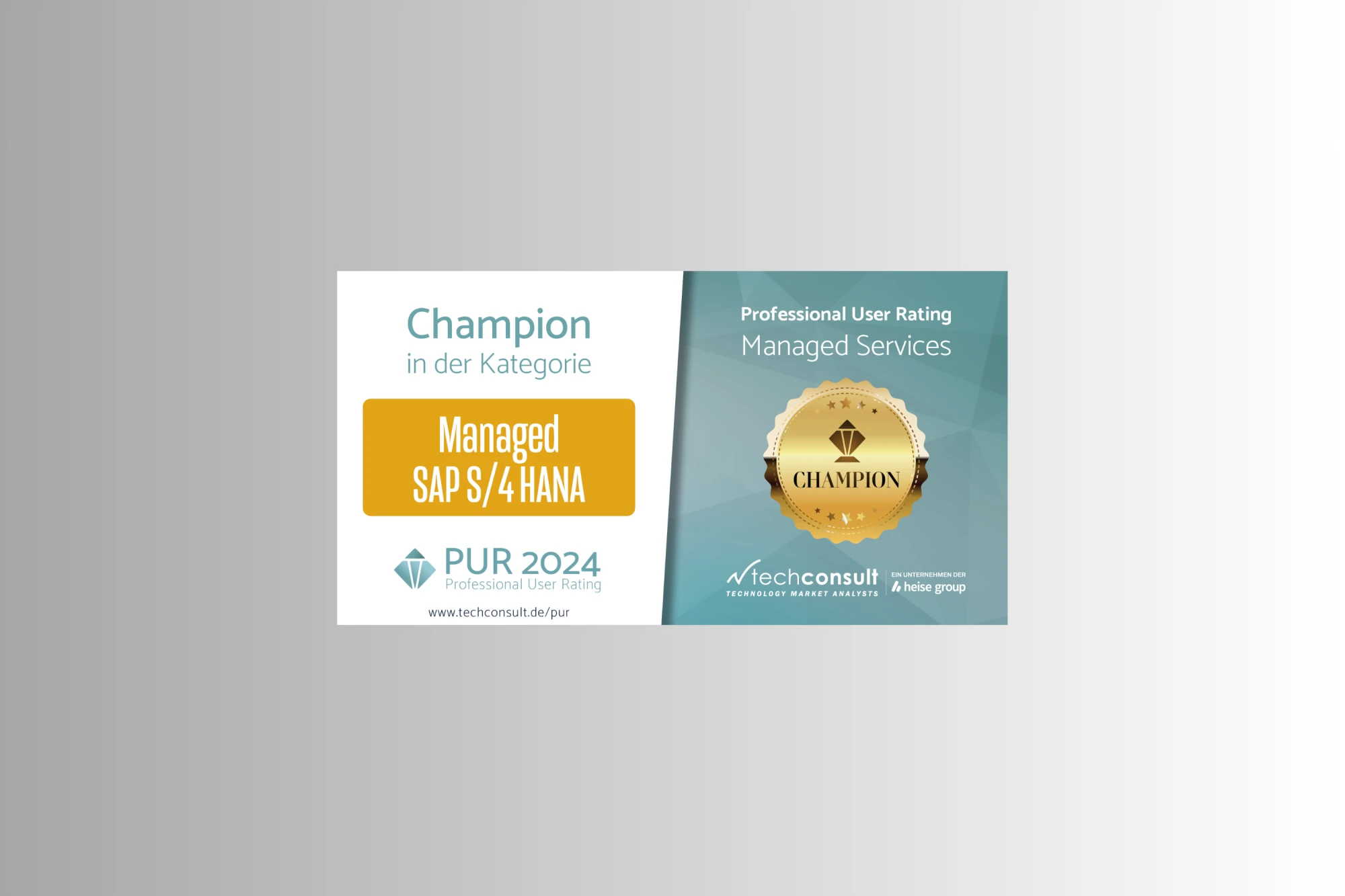 SPIRIT/21 · Champion in Managed SAP S/4HANA Services